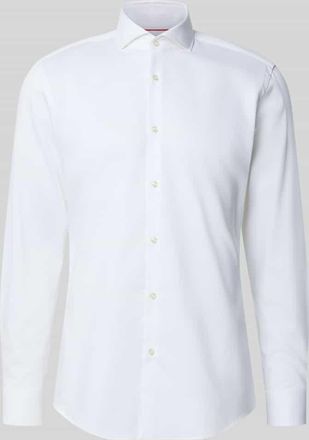 HUGO BOSS Slim Fit Businesshemd aus reiner Baumwolle Modell Kason