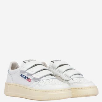 Autry Boys Sneakers Medalist White Leather Trainers