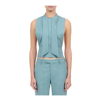 Maison Margiela Femme, Tops, Bleu, Taille: 38 FR Hauts