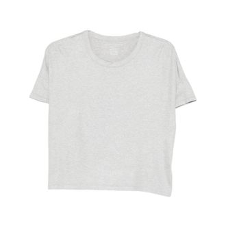Majestic Filatures Crew Neck T-Shirt - - Tops - Damen - Grau - M