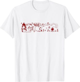 Moomin Red Wintersportspiele T-Shirt