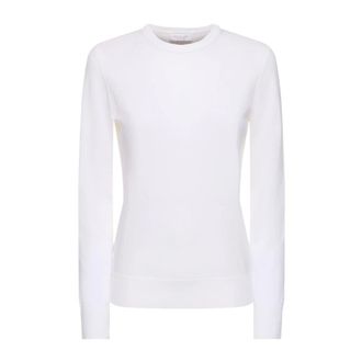 Michael Kors Femme, Pulls, Blanc, Taille: 40 FR Maille ras du cou