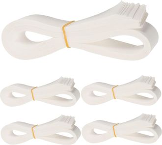 DOITOOL Geldpapierbänder 52cm Weiß 200 Stück Bargeldband Aus Baumwollpapier Praktisch Für Banken Einzelhandel Und Casinos