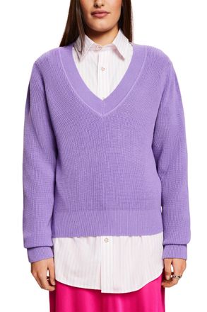 Esprit Damen 113EE1I347 Pullover, 560/LILAC, S