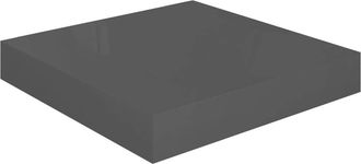 Generic Schwebendes Wandregal, 4 St&uuml;ck, MDF, Hochglanz-Wei&szlig;, Schwebendes Regal, 23/40/50/60/80/90/120 cm, Wandregal f&uuml;r Wohnzimmer/Arbeitszimmer/Bad/K&uuml;che (23