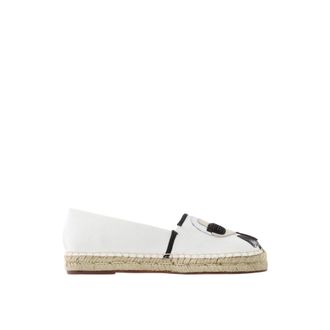 Karl Lagerfeld Femme, Chaussures, Blanc, Taille: 40 EU Kamini Karl Iconic Slip On