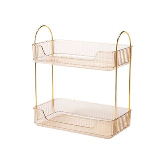 Generic Aufbewahrungsregal f&uuml;r Badezimmertheken, Badezimmer-Organizer, mehrstufig, f&uuml;r Make-up-Organizer, K&uuml;chenregal mit gro&szlig;er Kapazit&auml;t, Nagellackregal