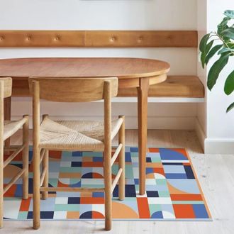 99deco Tapis vinyle antid&eacute;rapant - int&eacute;rieur/ext&eacute;rieur - 50 x 120 cm - 99DECO