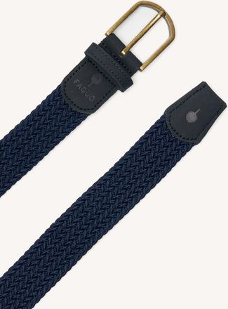 Faguo Ceinture tress&eacute;e bleu marine - BELT