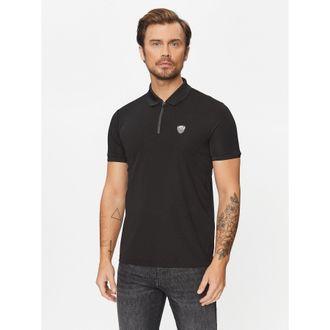 Emporio Armani Poloshirt 8NPF13 PJRGZ 1200 Schwarz Regular Fit