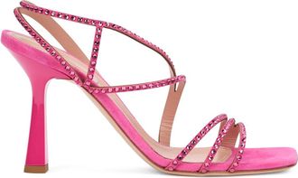 Alberta Ferretti Femme, Chaussures, Rose, Taille: 37 EU Sandale Bijou Raffin&eacute;e