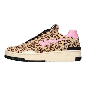 John Richmond Sneakers aus Leder und Ponyskin - - Shoes - Damen - Mehrfarbig - 39 EU