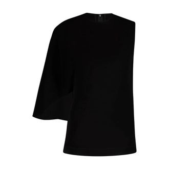 Stella McCartney Elegantes One-Shoulder Schwarzes Top - - Blouses & Shirts - Damen - Schwarzk - S