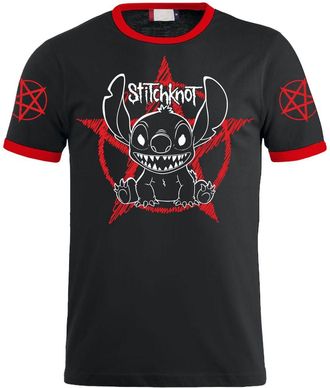 Spass Kostet Herren Tshirt Stitchknot Black Heavy Metal Emo Goth Devil Inside Funshirts Gr&ouml;&szlig;e S - 5XL