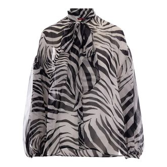 Max Mara Damen, Blusen & Hemden, Schwarzk, MGr&ouml;&szlig;e