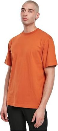 Urban Classics Homme Basic Crew Neck Tall Tee T shirt, Rustred, 3XL Grande taille EU