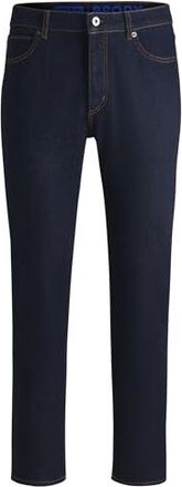 HUGO BOSS Hommes Brody Jean Tapered en Denim Stretch Bleu fonc&eacute;