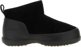 Moon Boot Homme, Chaussures, Noir, Taille: 41 EU Mezzaluna Suede Low Bottes