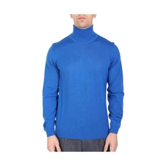 HUGO BOSS Boss - Strickware > Rollkragenpullover - - Knitwear - Herren - Blau - L