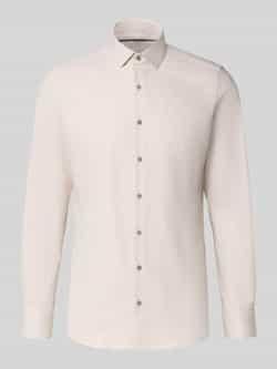 Olymp Level 5 Slim Fit Business-Hemd mit Kentkragen