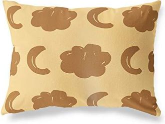 Bonamaison Le Jardin du Lin Kissenbezug Zierkissenbezug Braunt&ouml;ne Kissenbezug, F&uuml;r Bett, Auto, Sofa, Haus, Wohnzimmer, Schlafzimmer, Dekoration, 45x60 Cm - Entwo