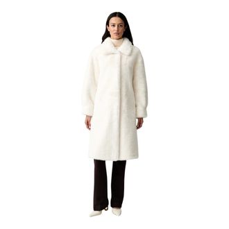 Silvian Heach Ranag Coat - Femme - Manteaux - Blanc - Taille: 42 FR