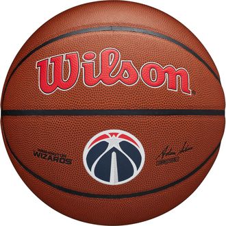 Wilson NBA Team Alliance Basketball, Mit Einer Pure Feel Oberfläche und Dual Depth Technologie, Verbesserte Luftstabilität, Farbe: Braun, Größe: 7