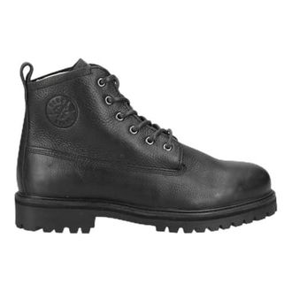 Blackstone Bottines OM62 pour homme en cuir lisse noir, Noir, 40 EU