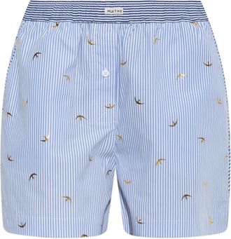 Munthe Femme, Shorts, Bleu, Taille: 40 FR Binyamin Shorts