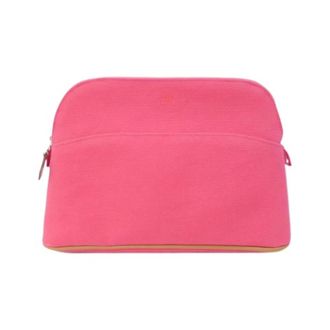 Herm&egrave;s Pre-owned Bolide MM Canvas Pouch - - Pre-owned - Damen - Rosa - ONE SIZE