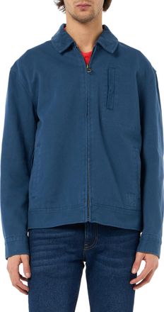 Benetton Herren 2ngaun054 Jacke, blau, M