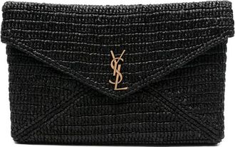 Saint Laurent Logo-plaque Clutch Bag