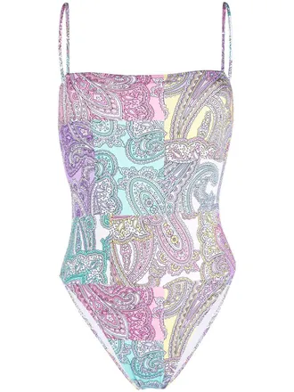MC2 Saint Barth maillot de bain &agrave; motif cachemire - Rose