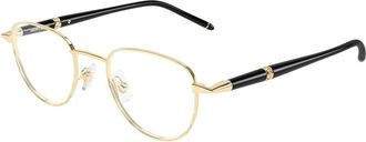 Montblanc Montblanc, Homme, Accessoires, Jaune, Taille: 48 MM Optical Frame