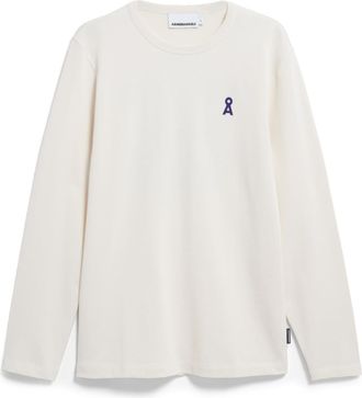 Armedangels Herren Longsleeve aus Bio-Baumwolle MAARKOS Protected Relaxed Fit Pure