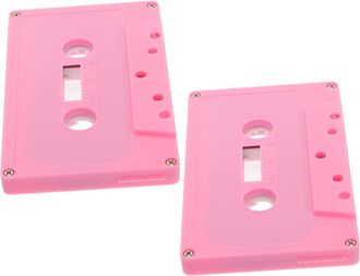 TOPBATHY 2stücke Farbige Leere Audiokassetten Für Retro-Musik-Partys Und Dekorationen Blank Kassettenbänder Für DIY-Home-Office-Dekoration