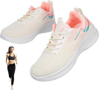 Frcolor Sneakers Femme Respirantes Maille Antidérapantes Chaussures de Sport Polyvalentes pour Running Fitness