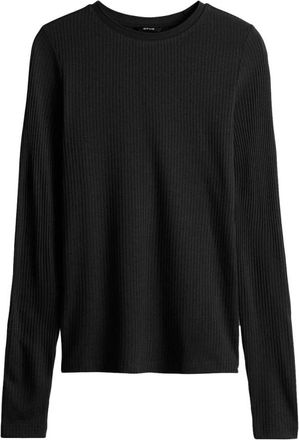 OPUS Top lange mouw 10462313474100 - - Tops - Damen - Schwarzk - 2XL