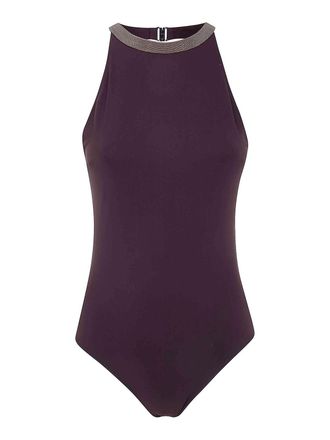 Brunello Cucinelli Badeanzug - Braun