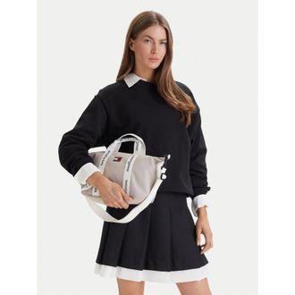 Tommy Jeans Handtasche Tommy Jeans Tjw Ess Daily Mini Tote AW0AW18460 Beige