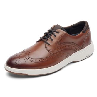 Rockport Herren Noah Wingtip Oxford, New Brown, 40 EU