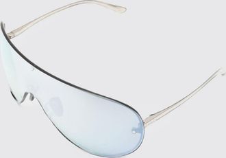 Gucci Shield-Sonnenbrille im Aviator-Stil aus Metall mit graviertem Logo