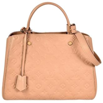 Louis Vuitton Sac Montaigne MM Pre-owned - Femme - Pre-owned - Beige - Taille: ONE Size
