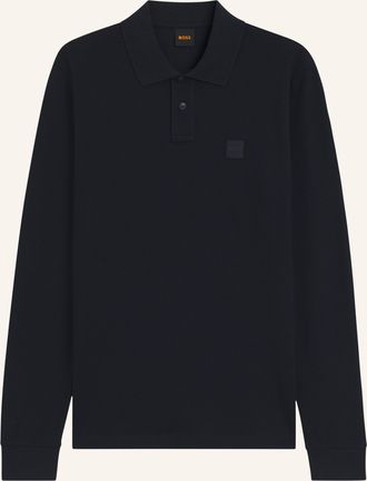 HUGO BOSS Piqu&eacute;-Poloshirt Passerby Slim Fit blau