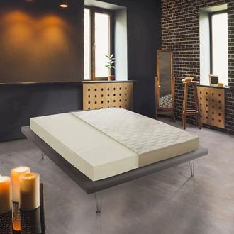 Talamo Italia Matelas double Liliana, matelas Waterfoam, 100% Made in Italy, Anti-acariens et Hypoallergénique, 160x190h14 cm