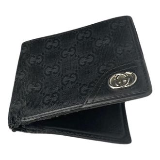Gucci Porte-cartes GG Blooms Pre-owned - Femme - Pre-owned - Noir - Taille: ONE Size