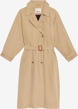 Isabel Marant Manteau Elea - Femme - Beige - Taille 36 - Isabel Marant