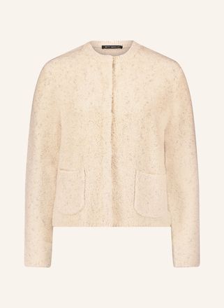 Betty Barclay Strickjacke Mit Glitzergarn beige