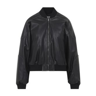 Maison Margiela Femme, Vestes, Noir, Taille: 38 FR Veste Bombe Courte