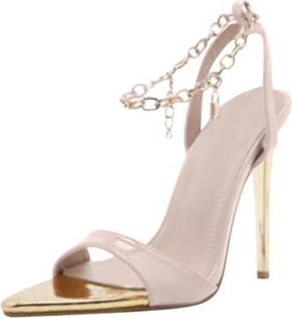 Generic Escarpins Femme Pieds Larges Talon Chaussures habillées Talons Hauts style victorien avec bride de cheville fermée Haut Sexy Mariage Soirée Club